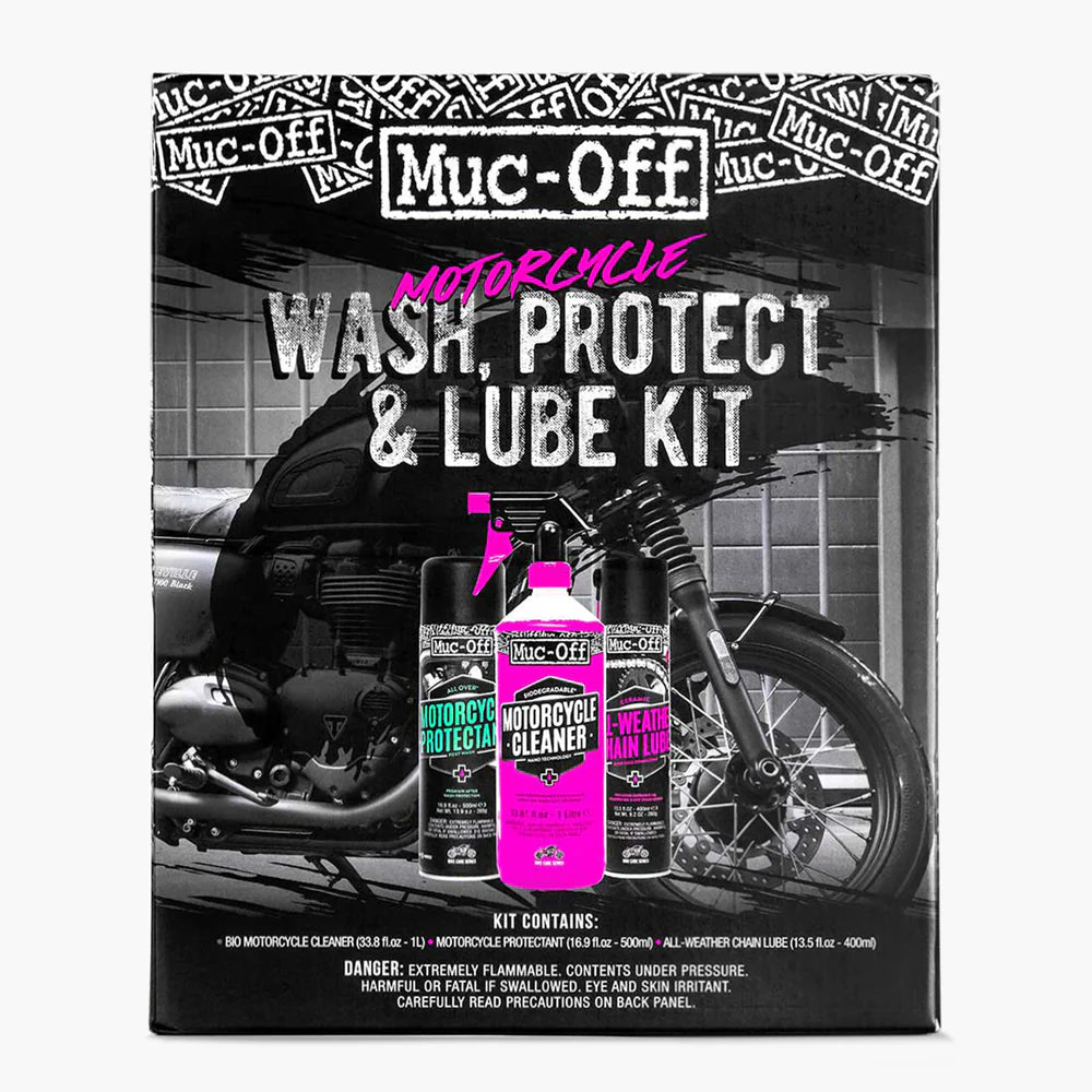 MOTORCYCLE WASH, PROTECT AND LUBE KIT – Flybyu Motorsports